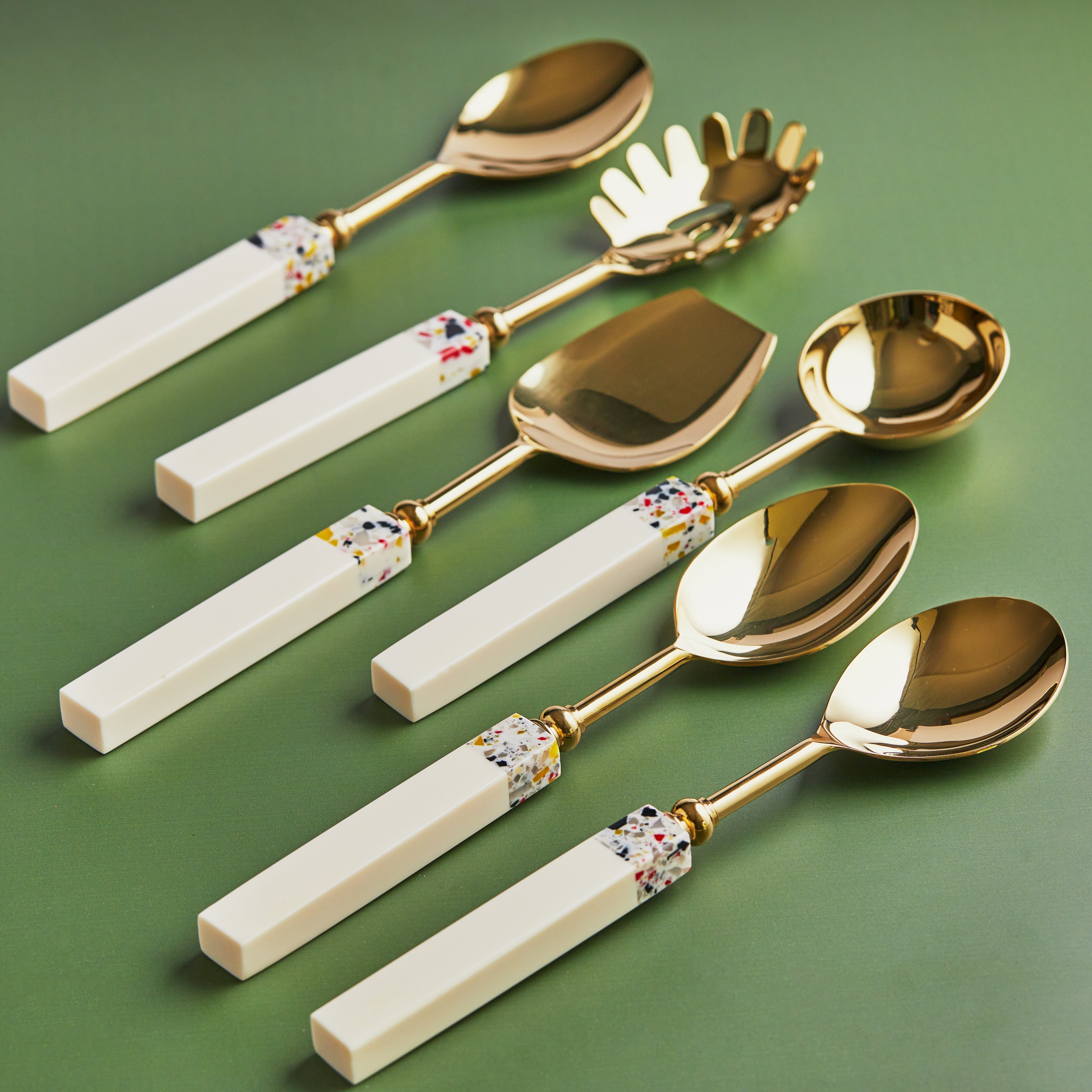 Spring Bloom 6-Piece Luxury Serving Set – Zenn Casa